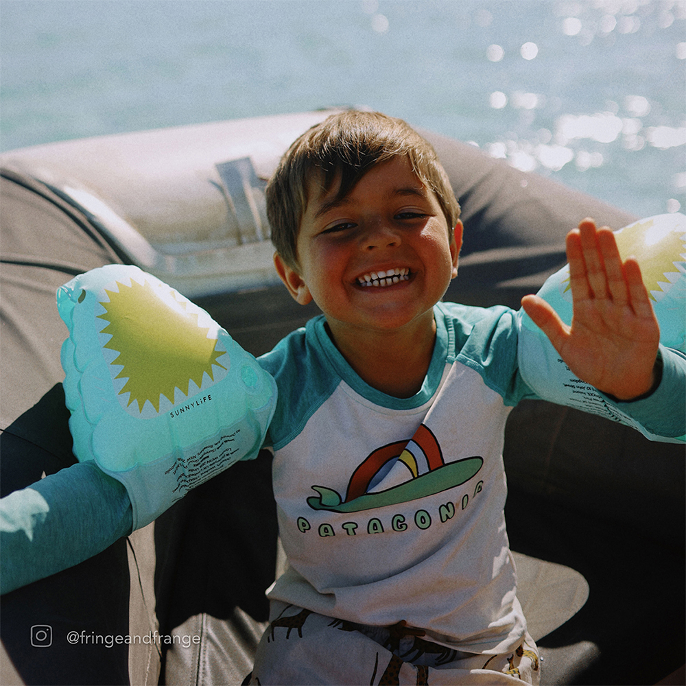 Sunnylife - Salty The Shark Aqua Float Bands | Adairs