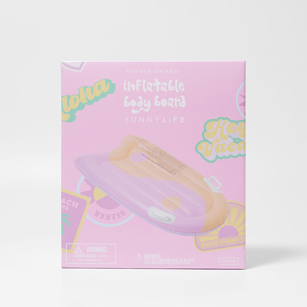 Sunnylife - Summer Sherbet Multi Inflatable Body Board | Adairs