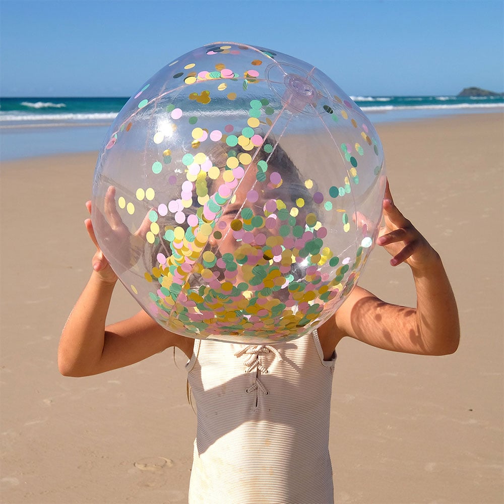 Sunnylife - Confetti Multi Inflatable Beach Ball | Adairs