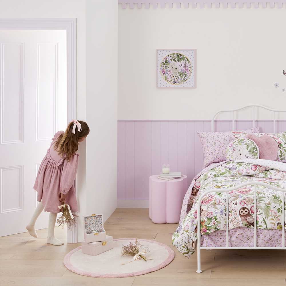 Adairs Kids - Fleur Harris Woodlands Springtime White Quilt Cover Set ...