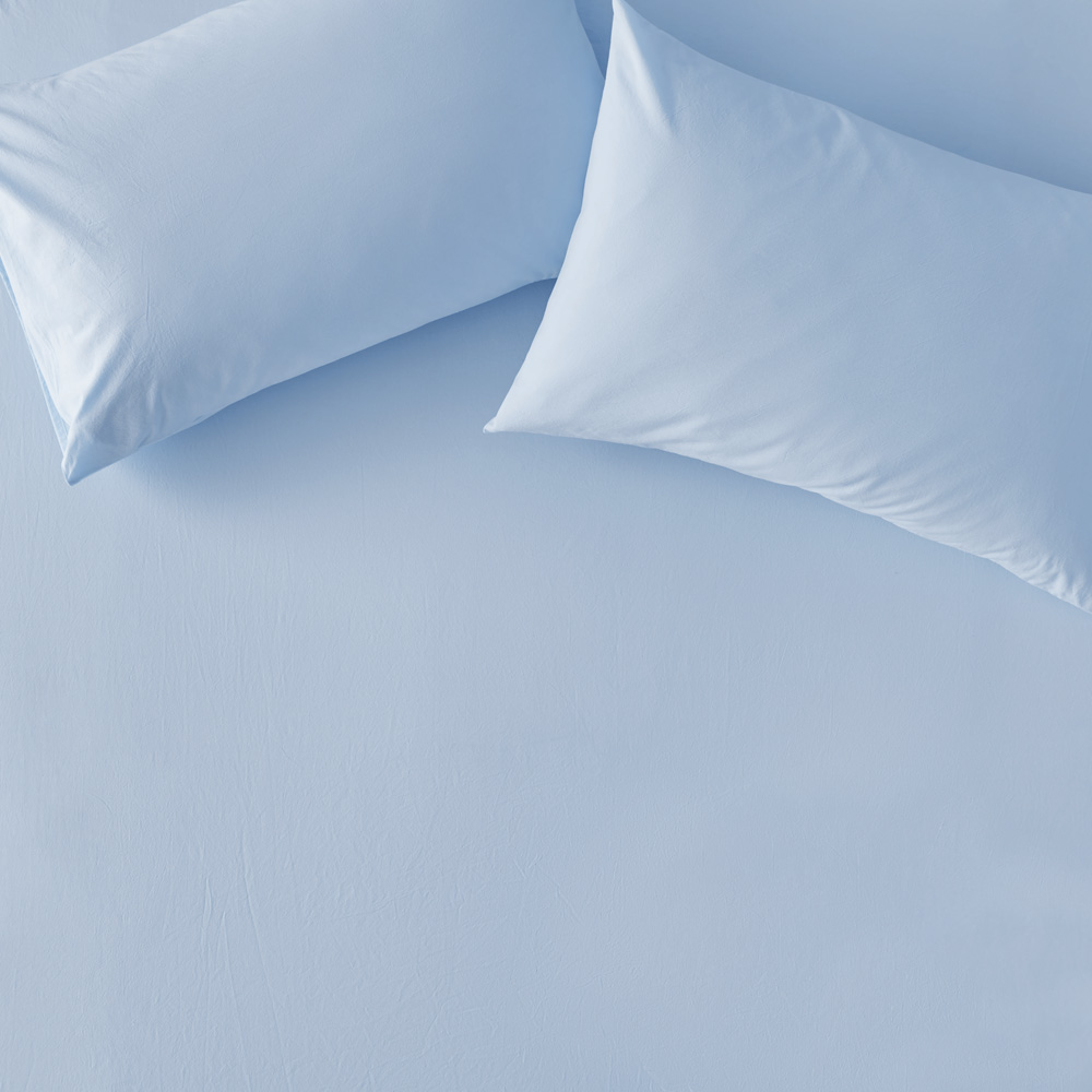 Adairs Kids - Stonewashed Cotton Chambray Fitted Sheet Set | Adairs