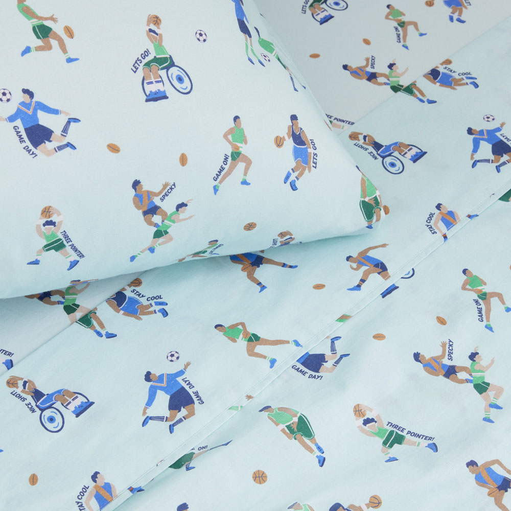 Adairs Kids - Game Day Mint Sheet Set | Adairs