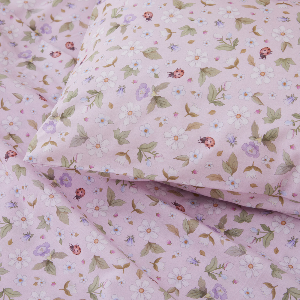 Adairs Kids - Fleur Harris Springtime Floral Pink Cot Sheet Set | Adairs