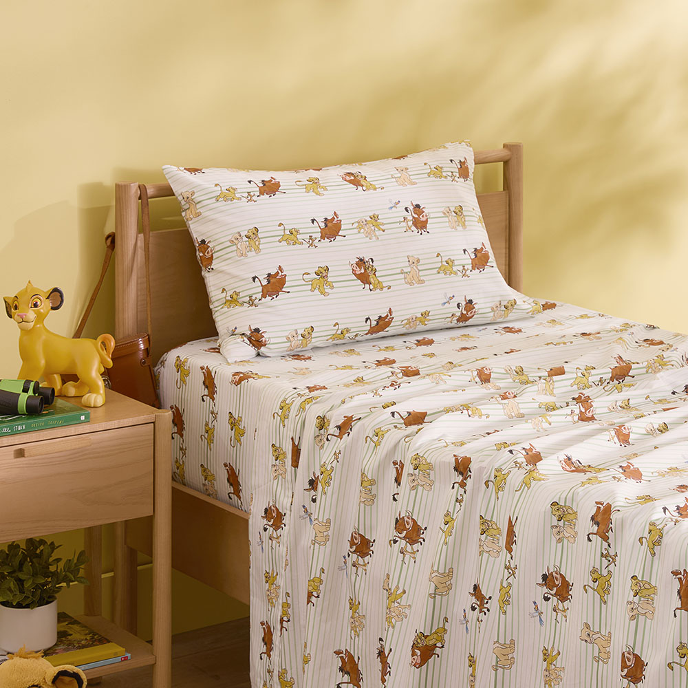 Adairs Kids - Disney The Lion King Sage Sheet Set | Adairs