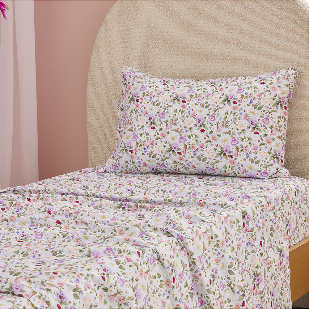 Adairs Kids - Fleur Harris Fairyland Garden Ditzy Multi Sheet Set | Adairs