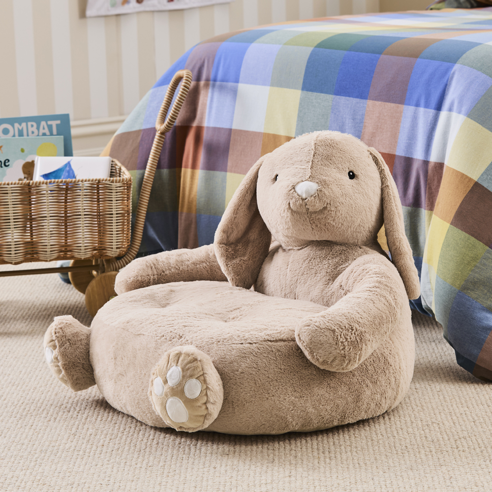 Adairs Kids - Bonnie Bunny Tan Cuddle Chair | Adairs