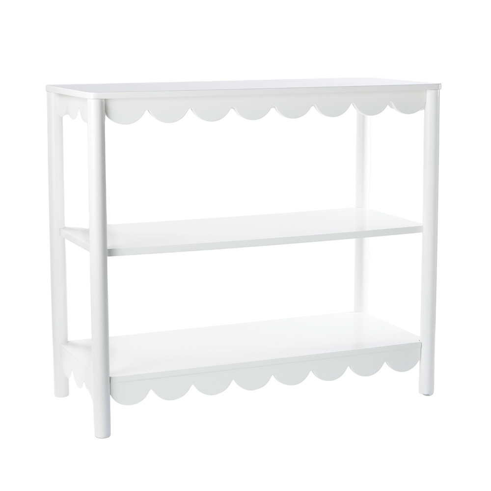Adairs Kids - Sadie Scallop White Storage Shelf | Adairs
