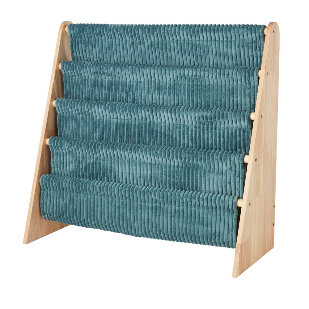 Adairs Kids - Kai Ocean Blue Cord Bookshelf | Adairs