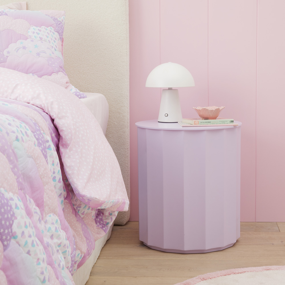 Adairs Kids - Frankie Lilac Side Table | Adairs