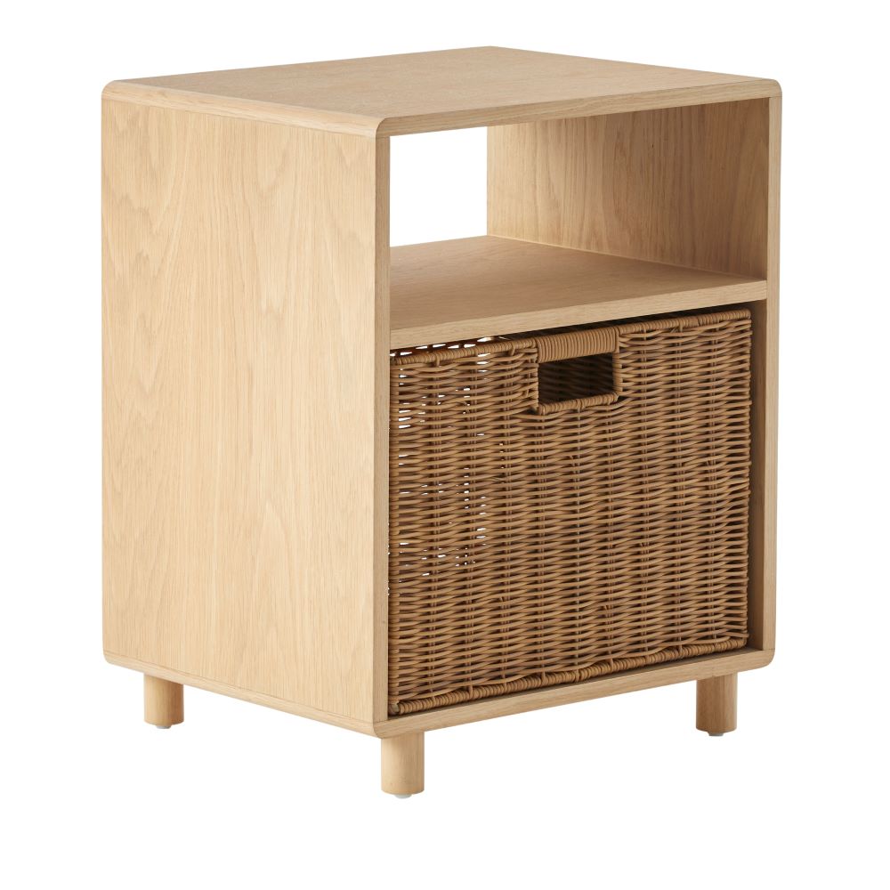 Adairs Kids - Hudson Natural Bedside Table | Adairs