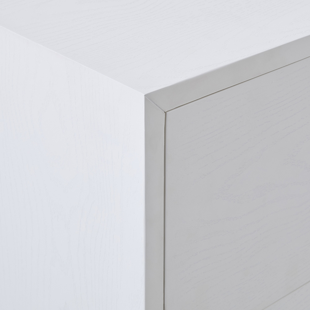 Adairs Kids - Wavey White Timber Chest of Drawers | Adairs