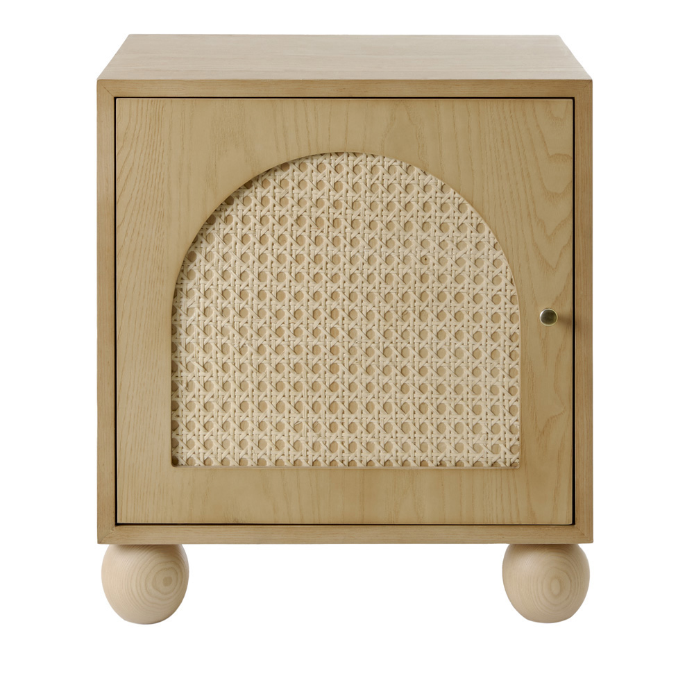 Adairs Kids - Beau Natural Rattan Bedside Table | Adairs