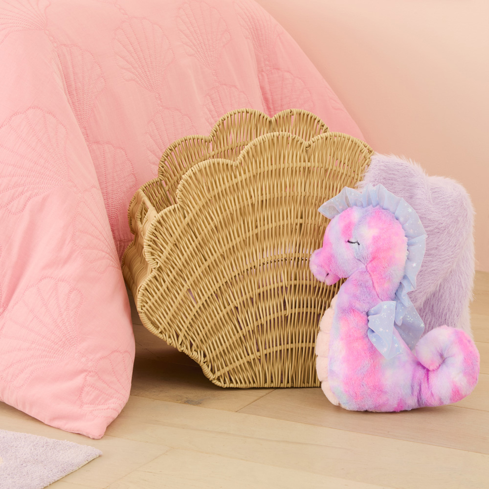 Adairs Kids - Shell Natural Storage Basket | Adairs