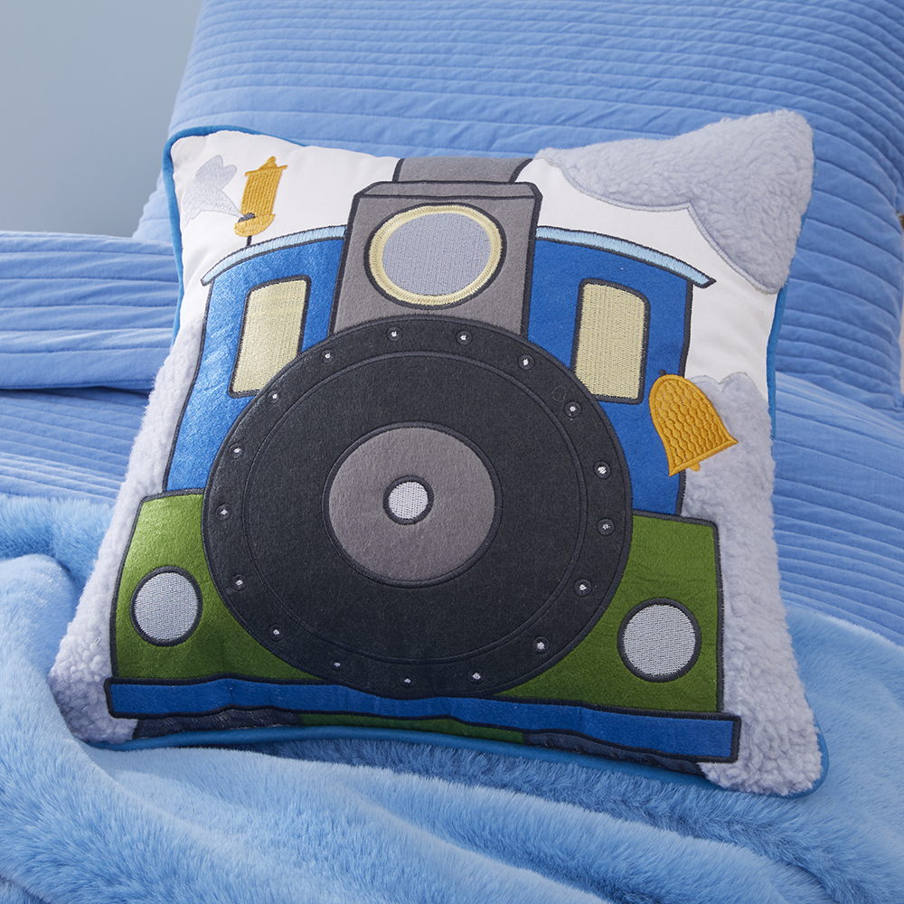 Adairs Kids - Steam Train Classic Cushion | Adairs