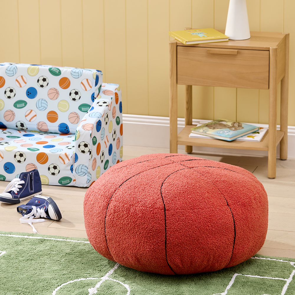 Adairs Kids - Basketball Clay Floor Cushion | Adairs