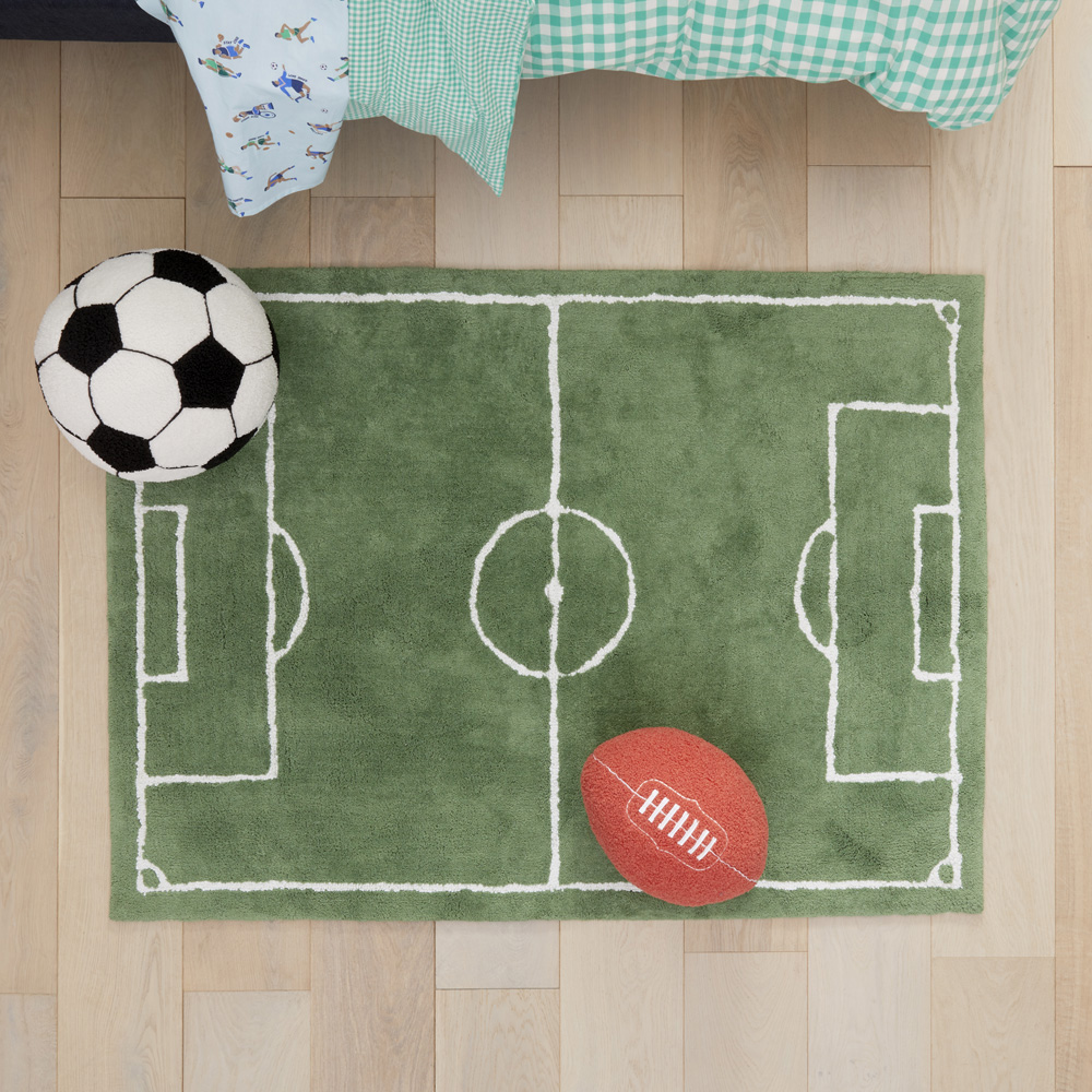 Adairs Kids - Soccer Decorative Rug | Adairs