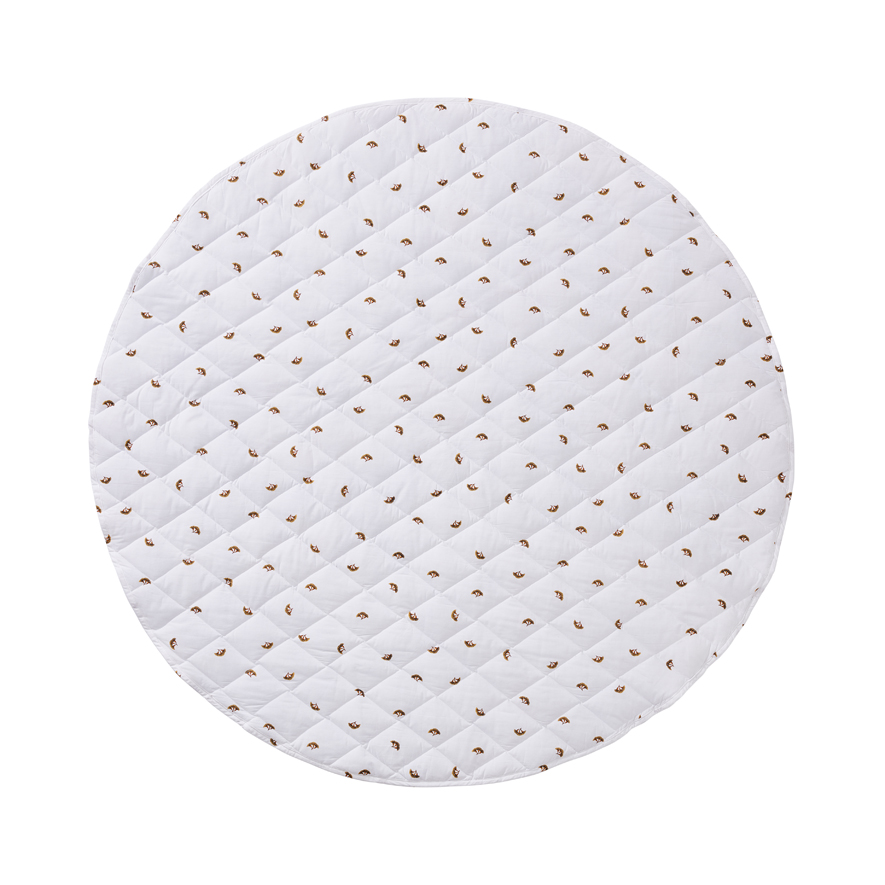Adairs Kids - Gumnut Gully White Quilted Printed Play Mat | Adairs