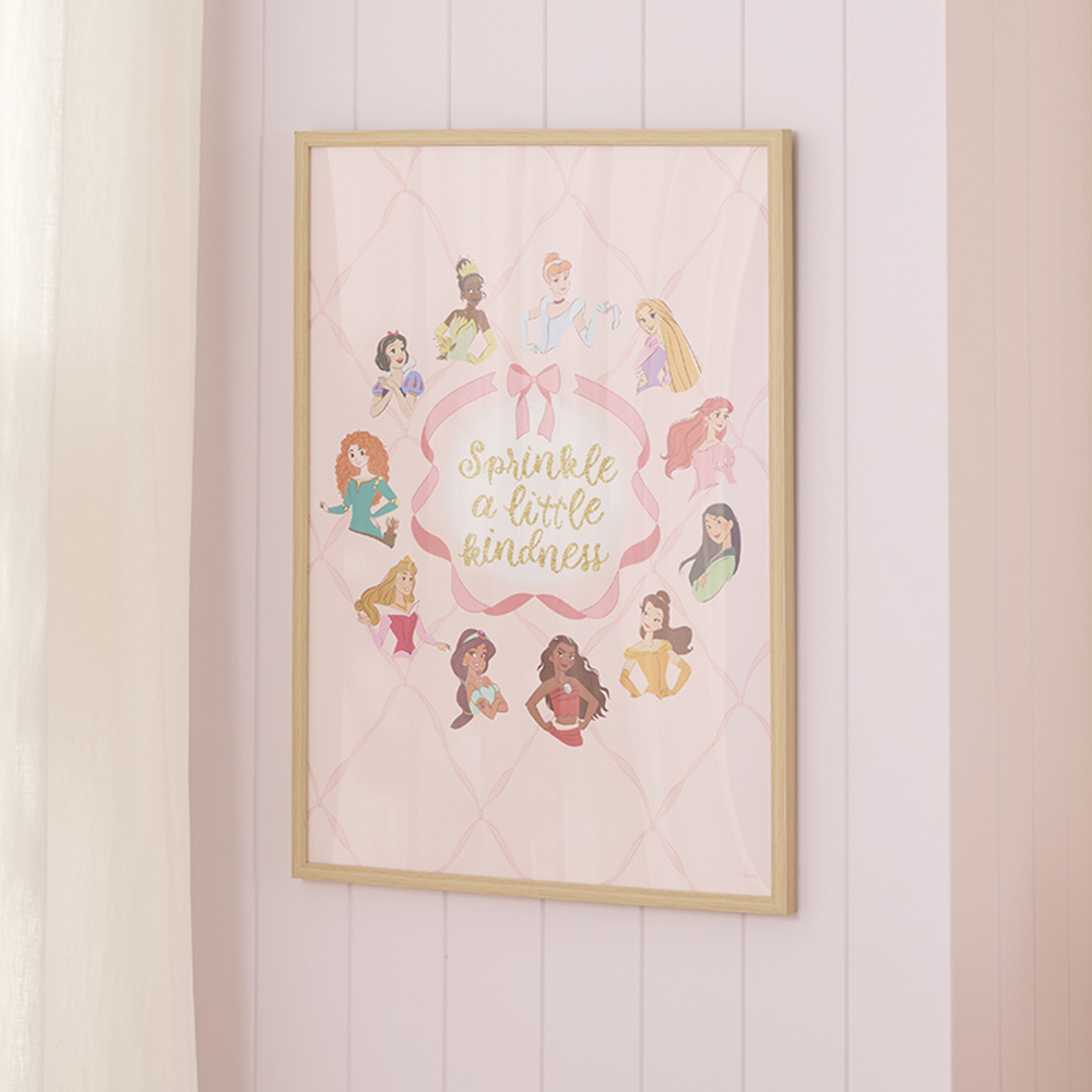 Adairs Kids - Disney Princess Sprinkle A Little Kindness Wall Art | Adairs