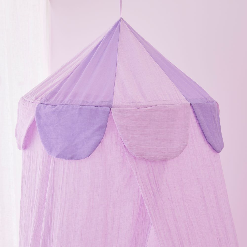 Adairs Kids - Scallop Lilac Novelty Canopy | Adairs