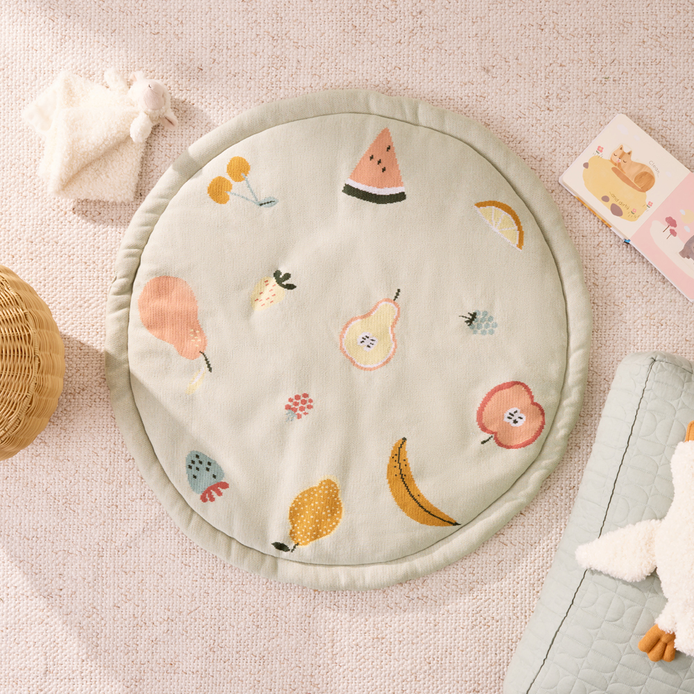 Adairs Kids - Interactive Fruit Salad Knitted Play Mat | Adairs