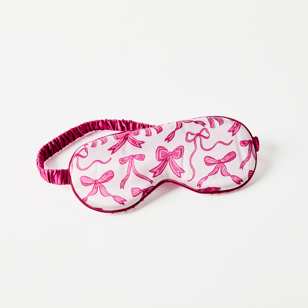 Pure Silk Pretty Bow Eye Mask | Adairs