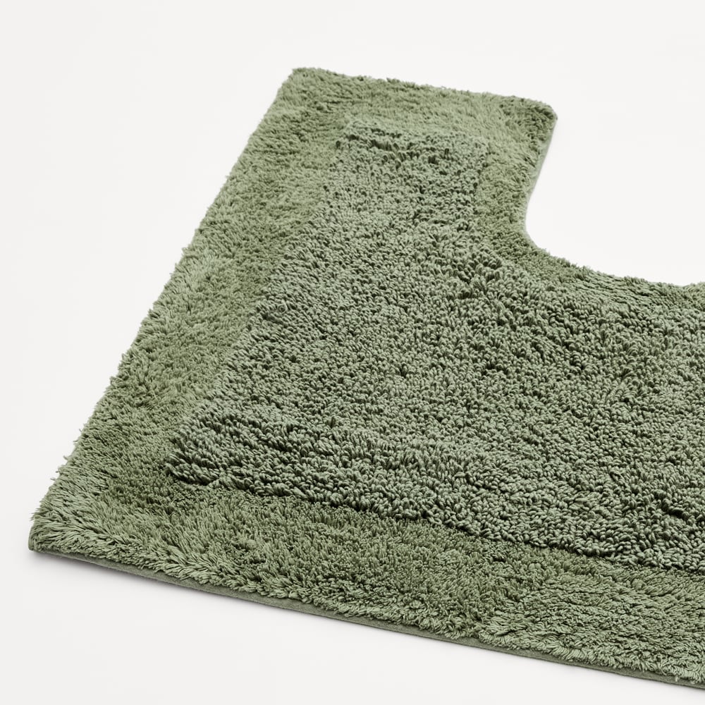 Nicola Moss Combed Cotton Contour Mat | Adairs