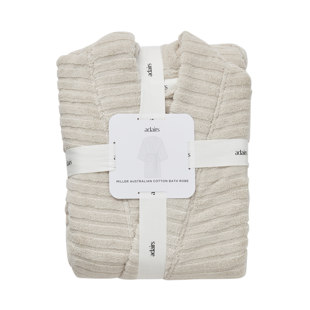 Miller Stone Australian Cotton Bath Robe | Adairs