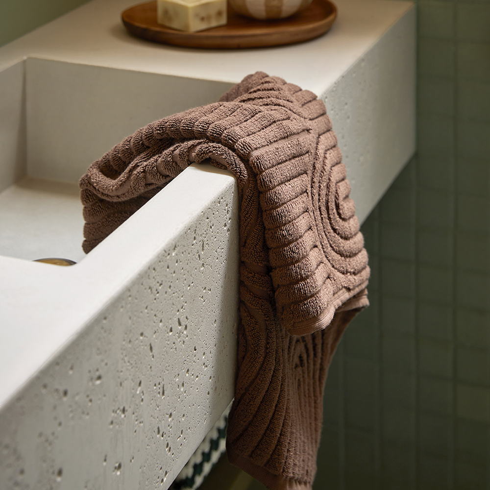 Archie Truffle Towel Range | Adairs