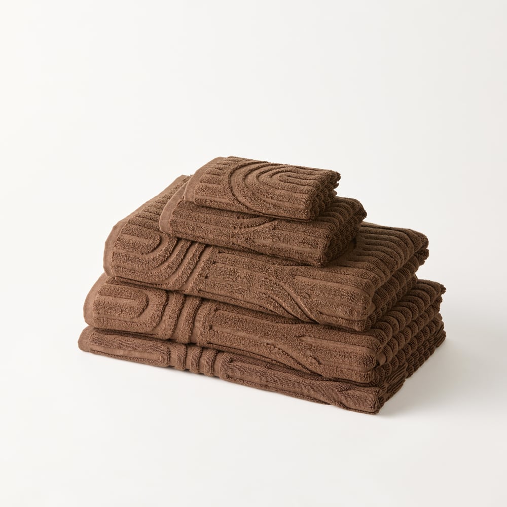 Archie Truffle Towel Range | Adairs