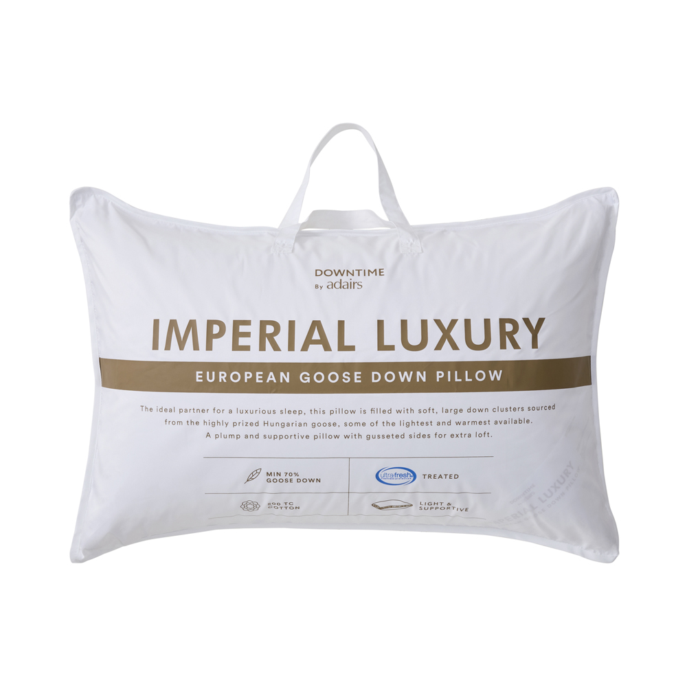 Downtime - Imperial Luxury European Goose Down - Standard Pillow | Adairs