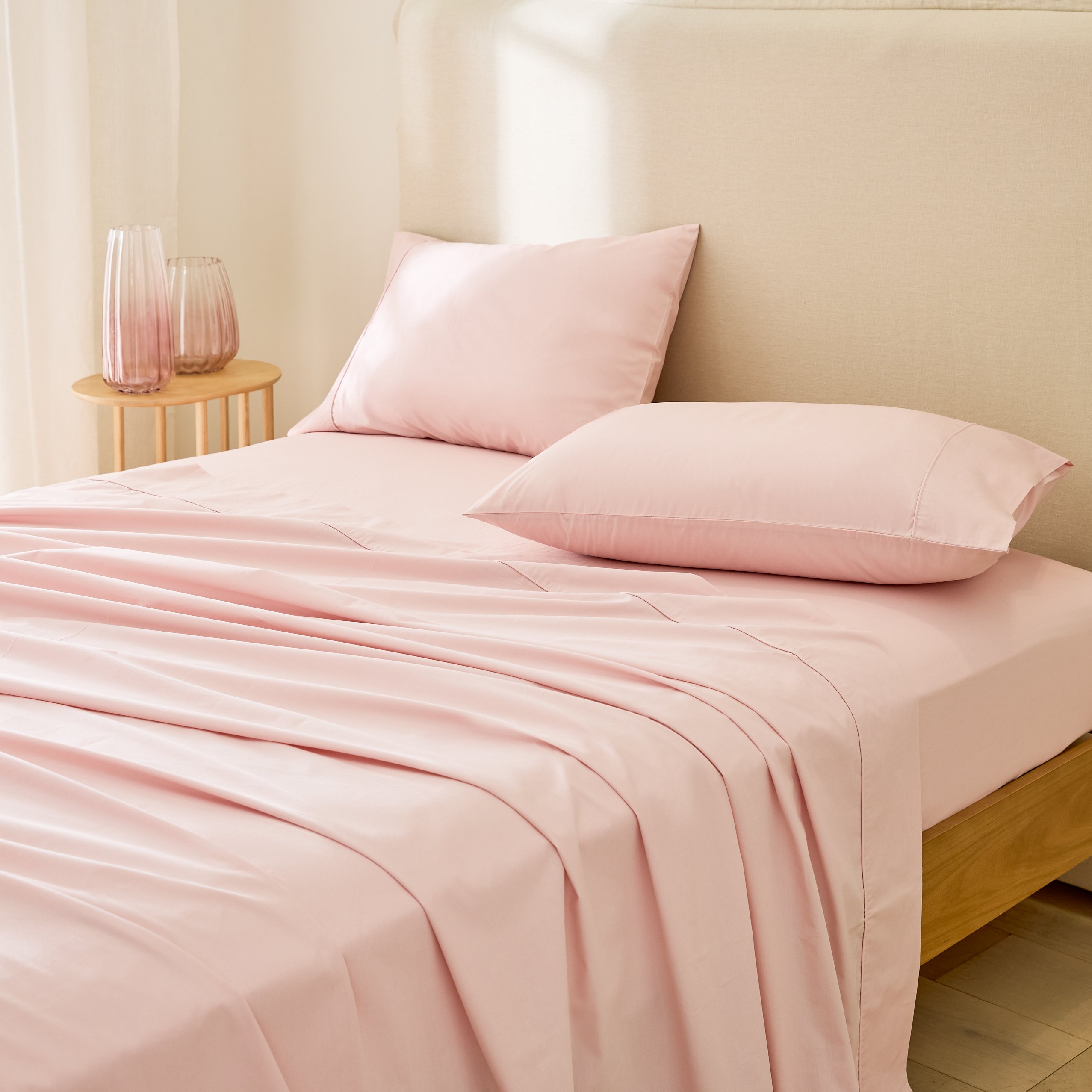 Fresh Pink Sheet Set | Adairs