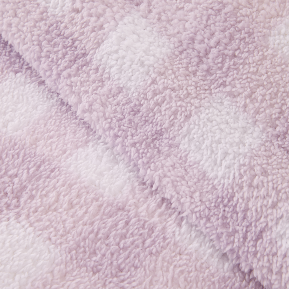 Sherpa Printed Lilac Check Quilt Cover Set | Adairs