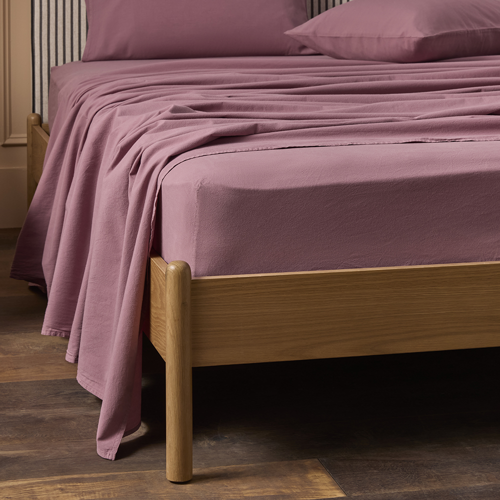 Stonewashed Cotton Mulberry Sheet Separates | Adairs