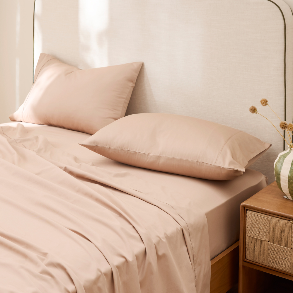 Worlds Softest Cotton Cappuccino Sheet Set | Adairs