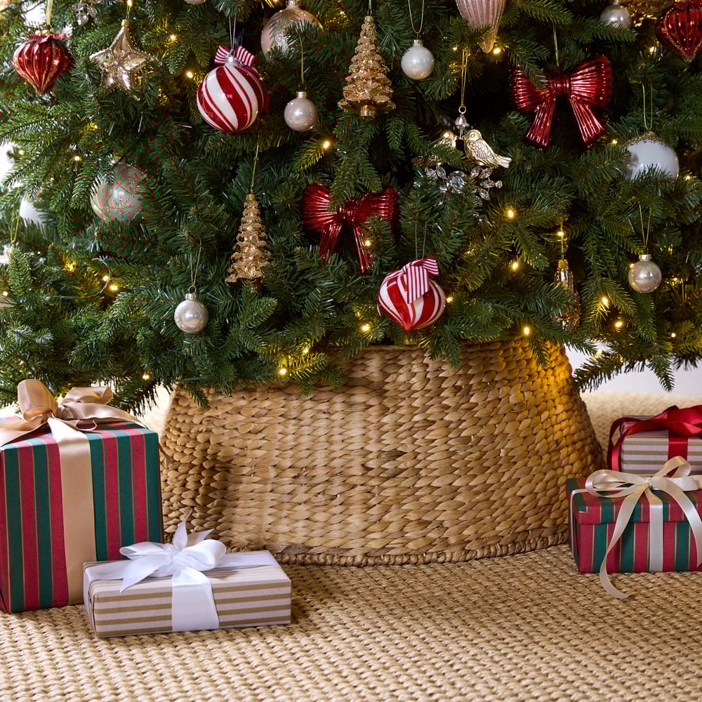 Natural Woven Christmas Tree Skirt | Adairs
