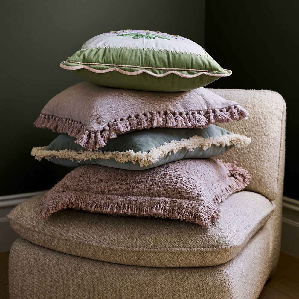 Yuri Violet Ice Cushion | Adairs