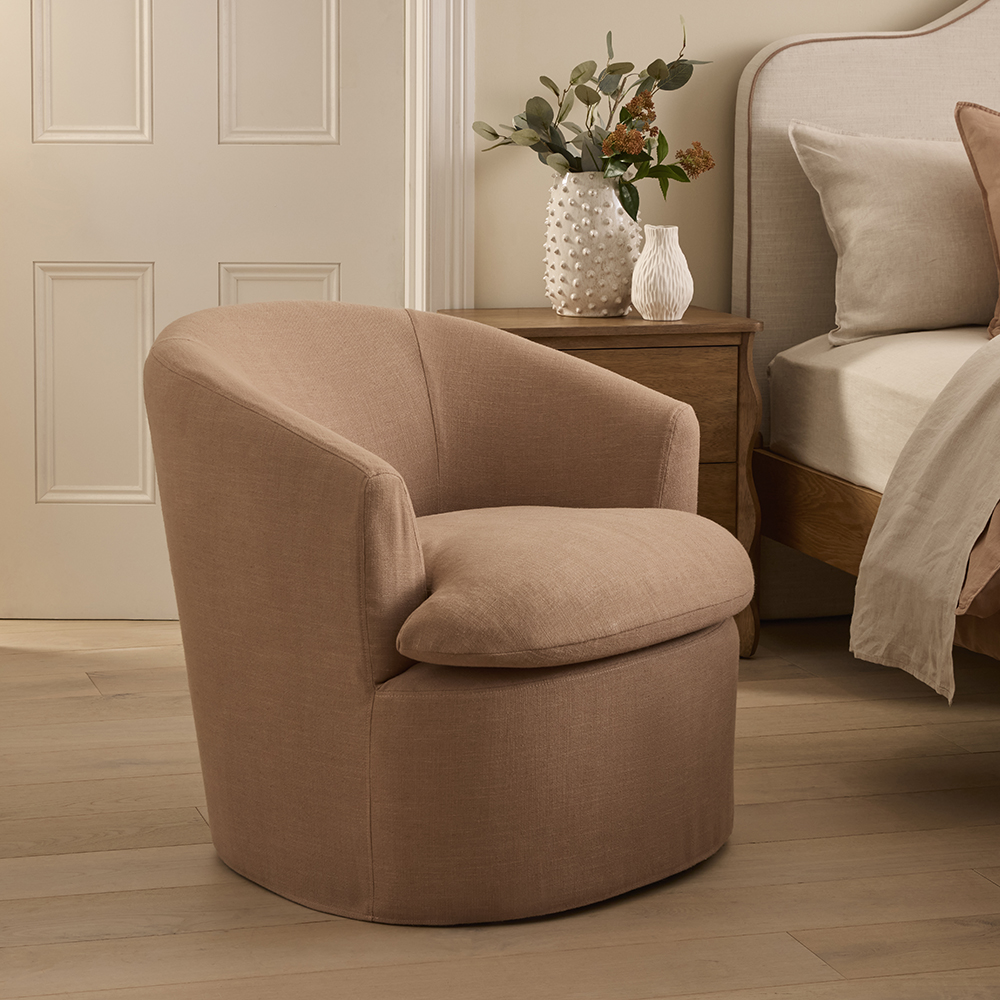 Cliveden Hazelnut Chair | Adairs