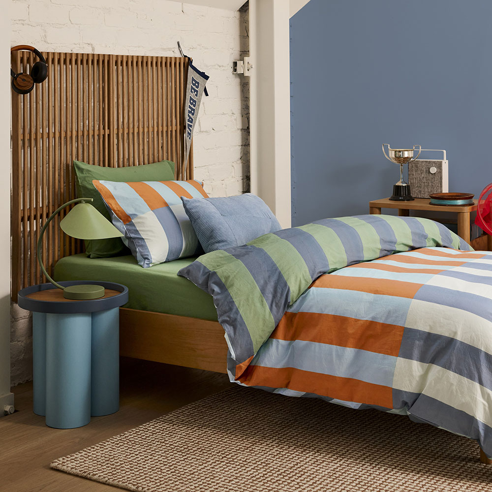 Mark Tuckey Slat Oak Modular Bedhead Panel | Adairs