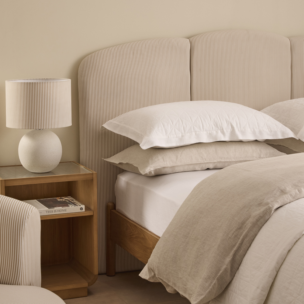 Essay Beige Stripe Bedhead | Adairs