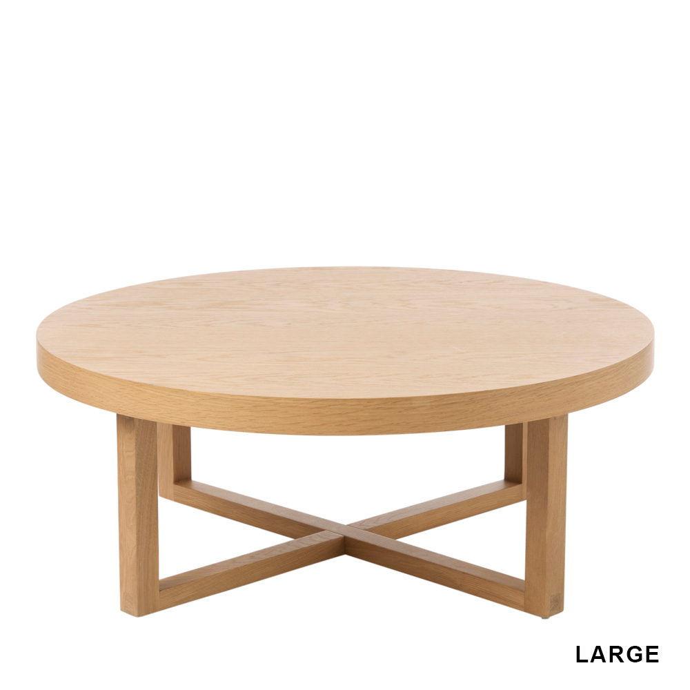 Mark Tuckey Oak Cross Base Coffee Table Collection | Adairs