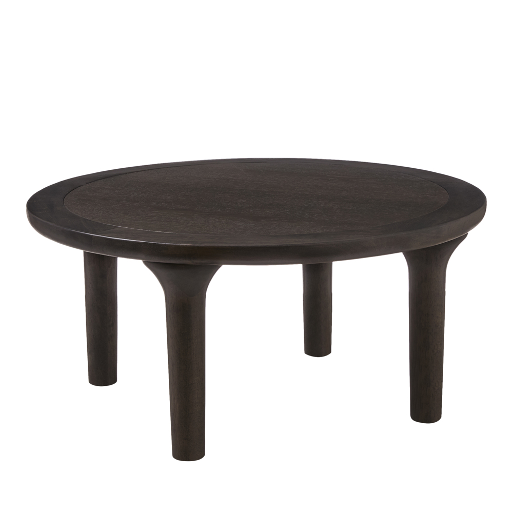 Nelly Smokey Black Coffee Table | Adairs