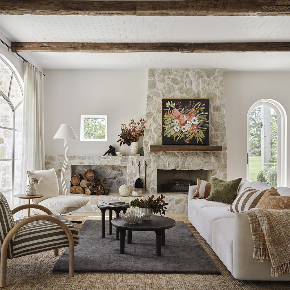 Nelly Smokey Black Coffee Table | Adairs