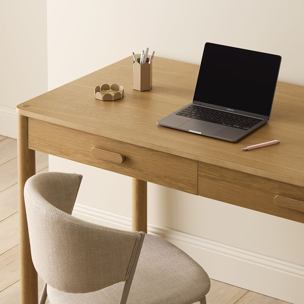 Mark Tuckey Boston Oak Desk | Adairs