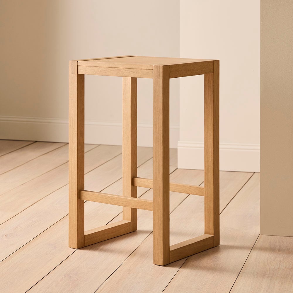Mark Tuckey Warehouse Oak Counter Stool | Adairs