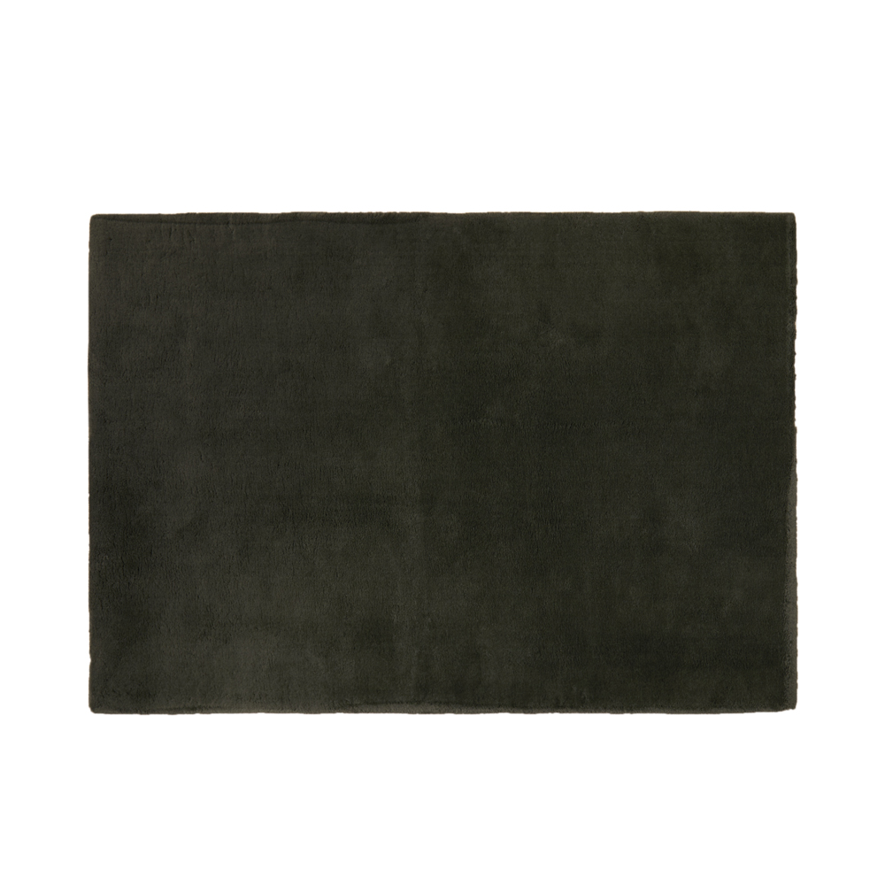 Luxury Forest Green Shag Pile Rug | Adairs