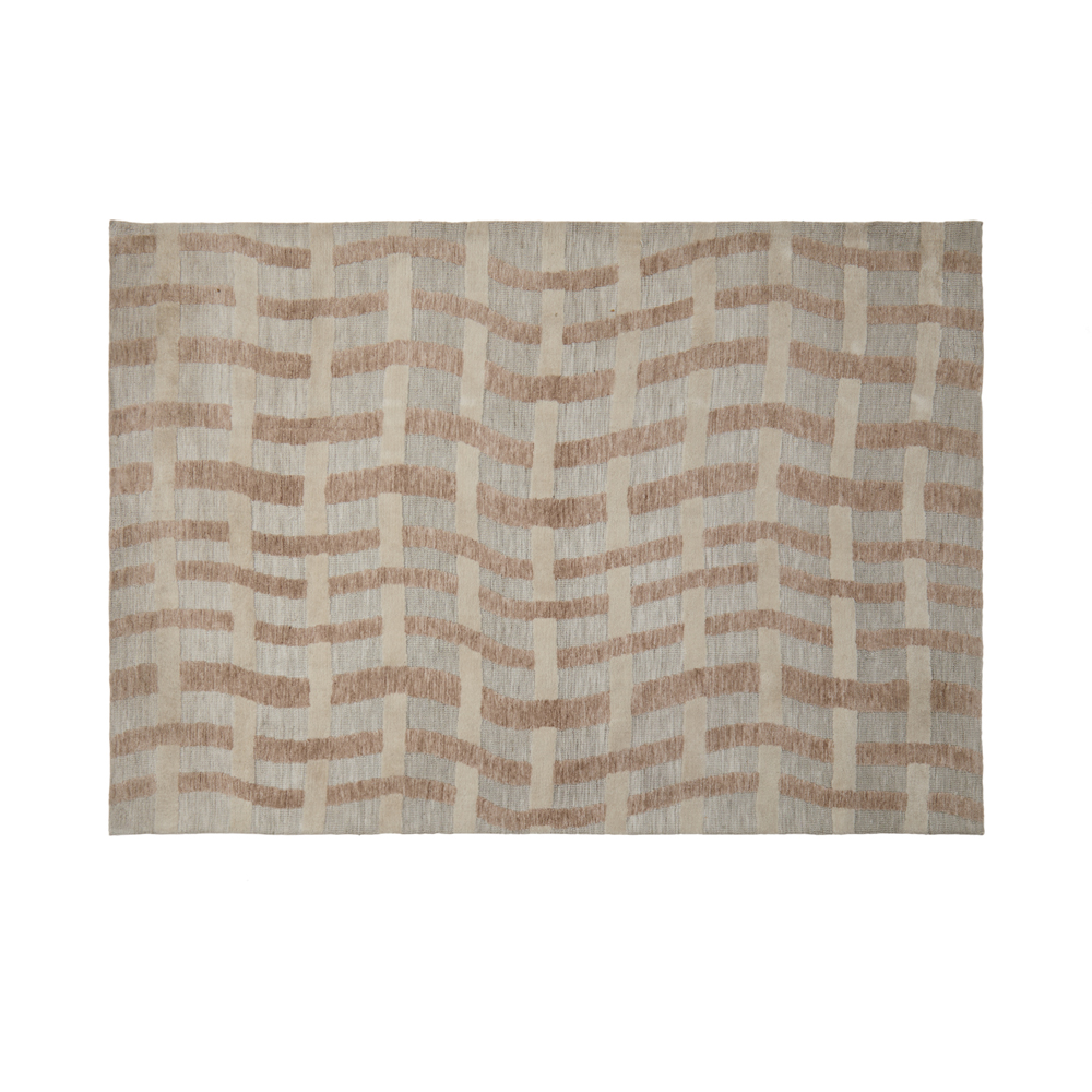 Lola Blush & Natural Rug | Adairs