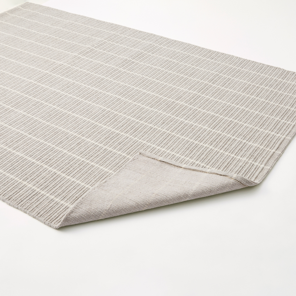 Perth Natural Stripe Rug | Adairs