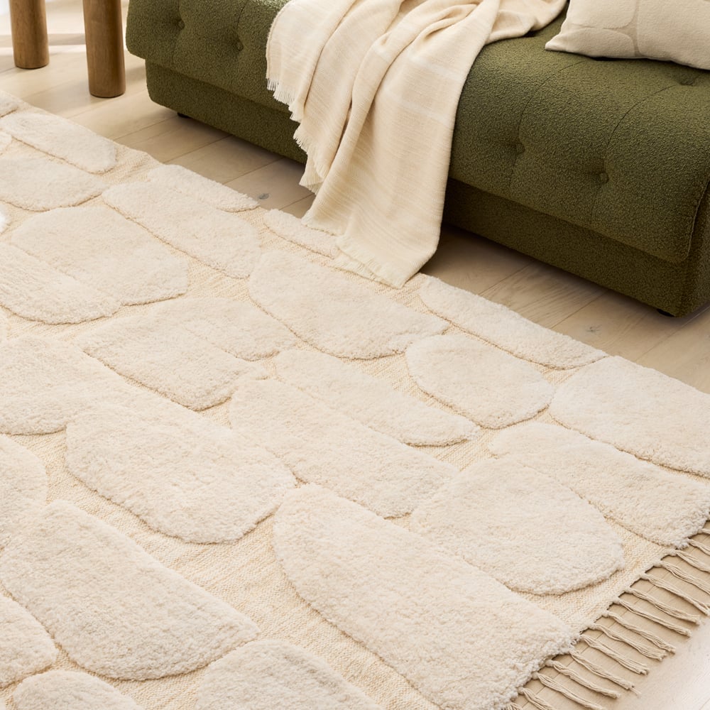 Pebble Beige Rug | Adairs