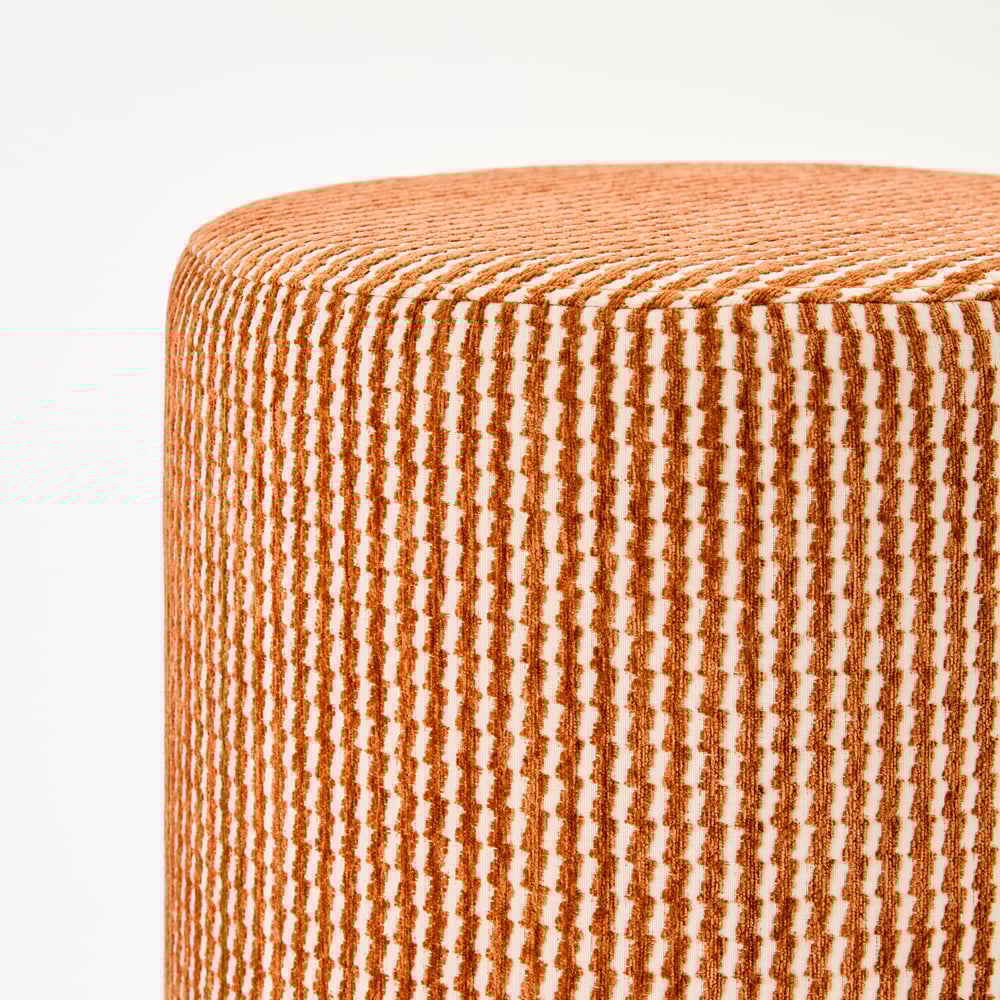 Ellis Rust Ottoman | Adairs