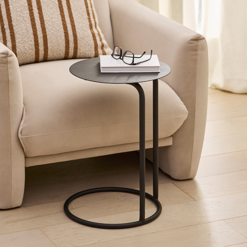 Gina Black C Table | Adairs